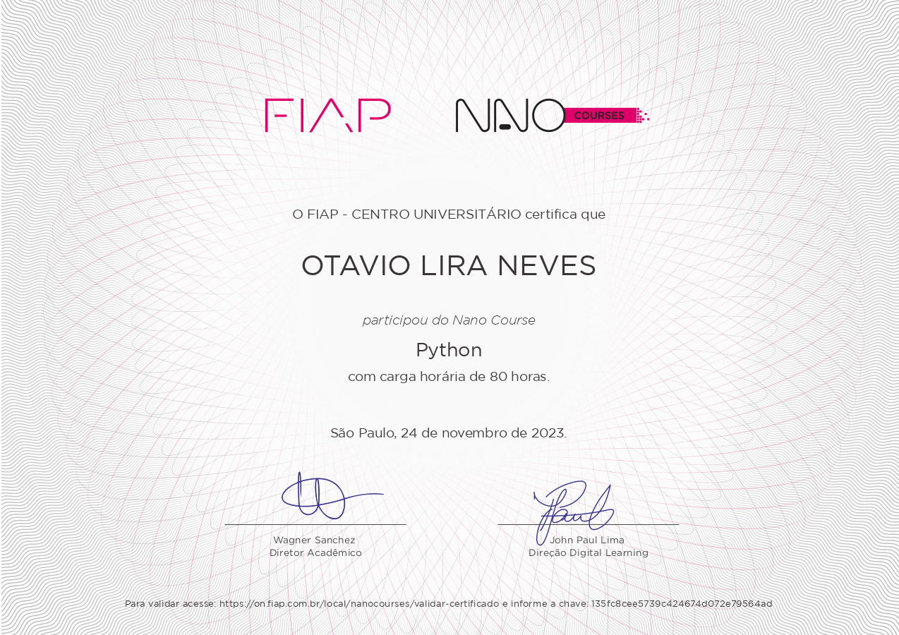 Otávio Lira Neves - Desenvolvedor RPA | Inteligência Artificial | Python | Java | Uipath | LinkedIn