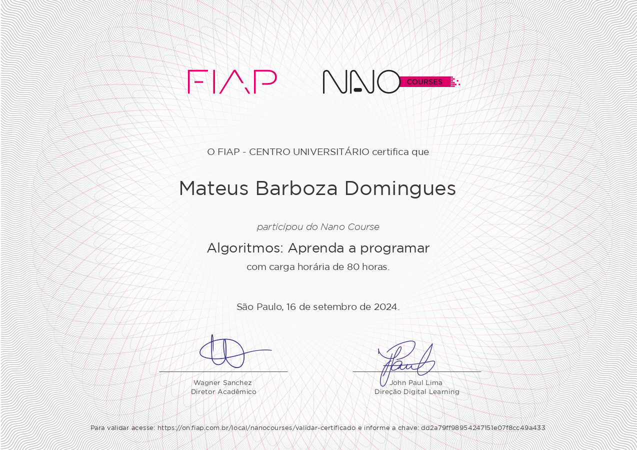 Mateus Barboza - Analista de Sistemas | Desenvolvedor Full-Stack Junior | HTML | CSS | Java ...