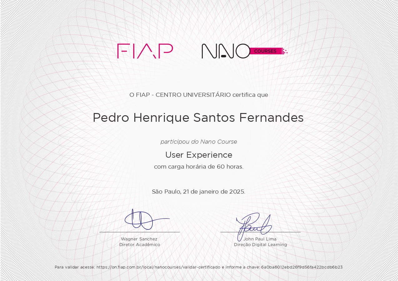 Pedro Fernandes - Software Engineer | Backend | Java | Spring Boot | PostgreSQL | Aluno na FIAP ...