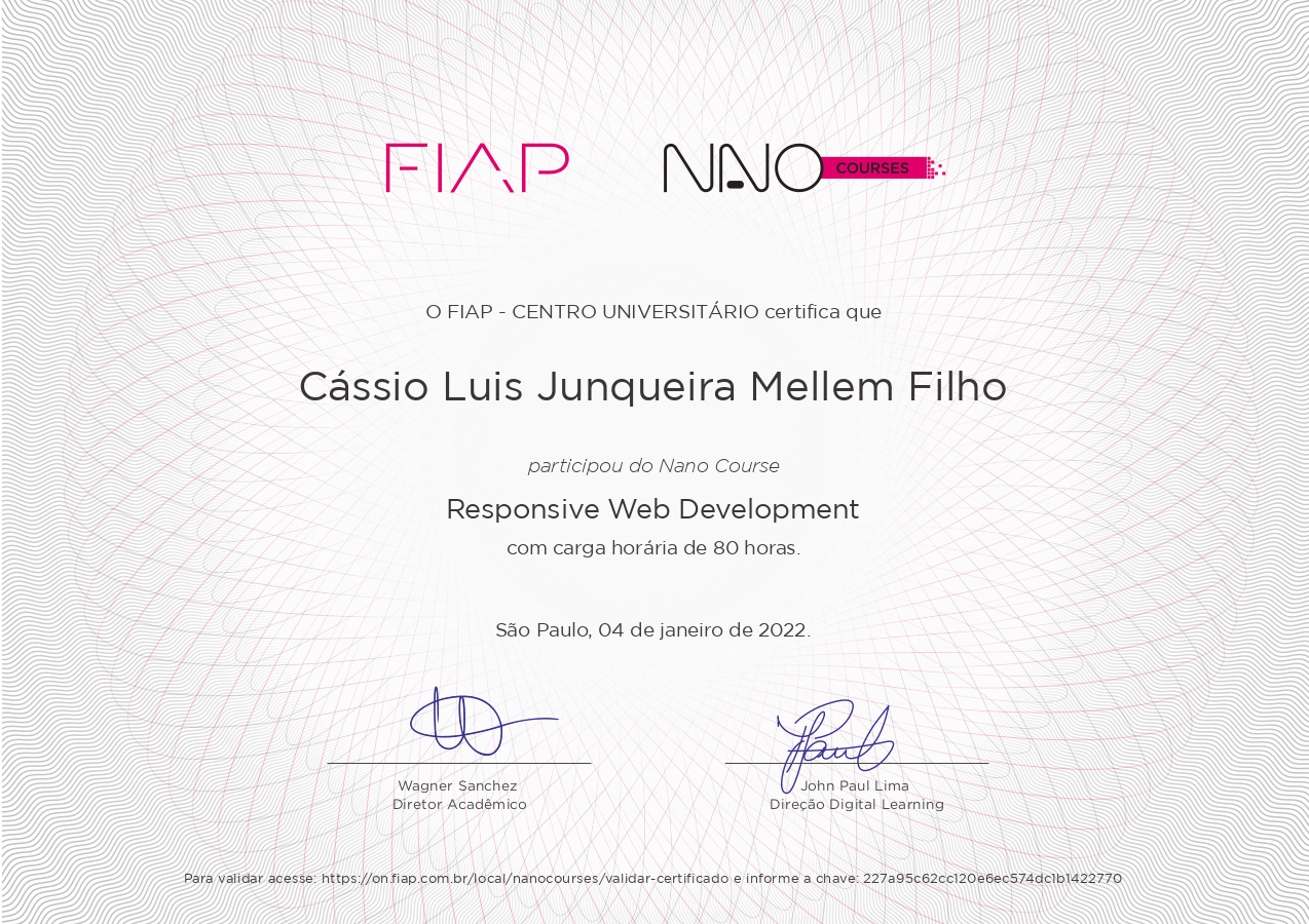 Cassio Mellem - Anls, Full-Stack Developer | MBA in Software ...