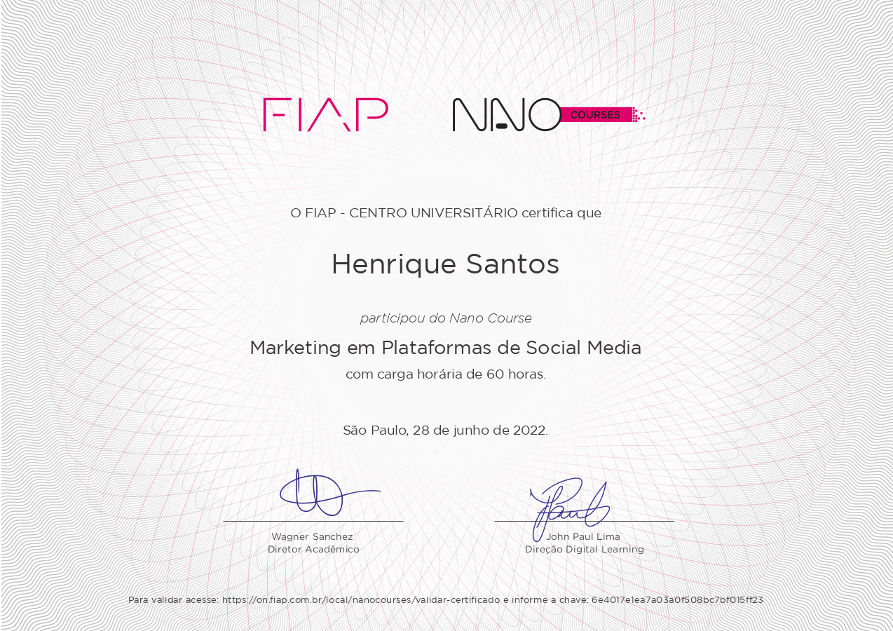 Henrique Santos - Software Engineer | Typescript | React | Node.js | MySql | Git | Javascript ...