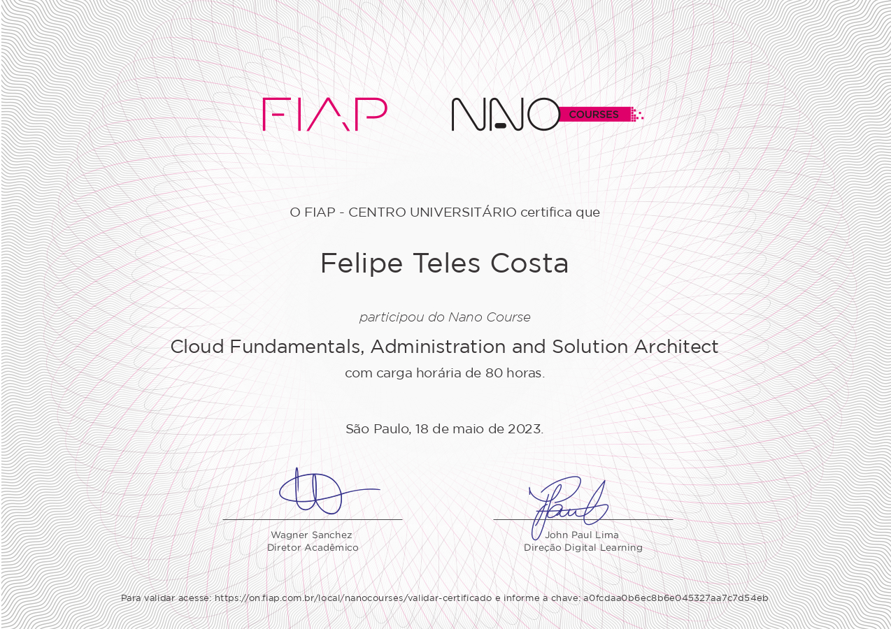 Felipe Costa - Platform Engineer | CloudOps @Spread | K8s | Solutions Architect Associate ...