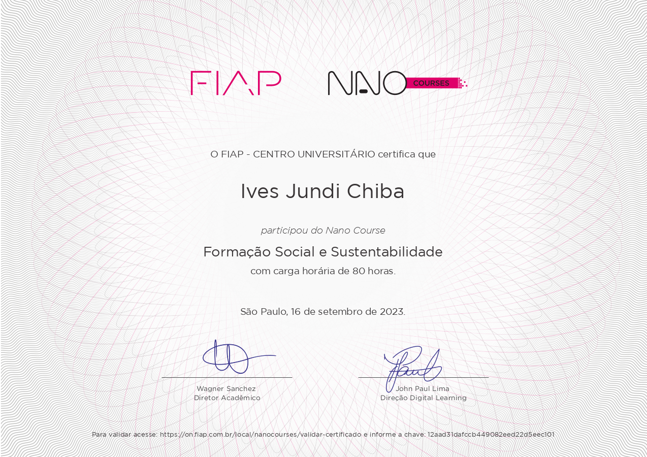 Ives Chiba - FullStack Developer | Java | Spring Boot | .NET | C# | AWS | SQL | Flutter | LinkedIn