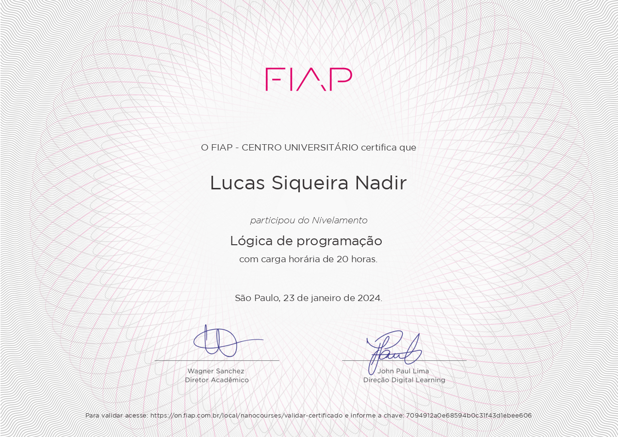 Lucas Siqueira - FullStack Developer | C# .NET | Angular | Docker | Data Science | LinkedIn