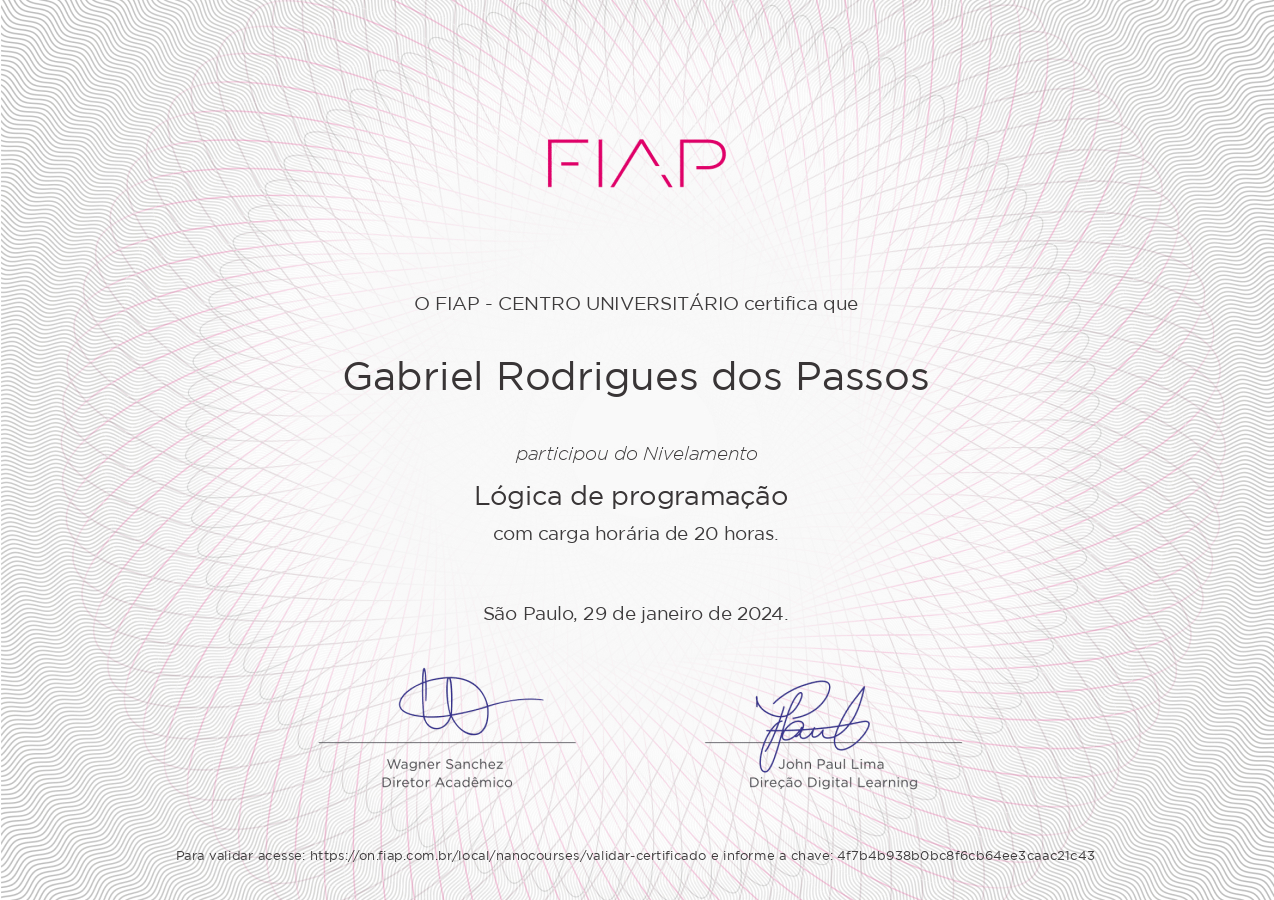 Gabriel Rodrigues - Desenvolvedor Full Stack | C# | .Net | ASP.NET | REST APIs | Angular | SQL ...