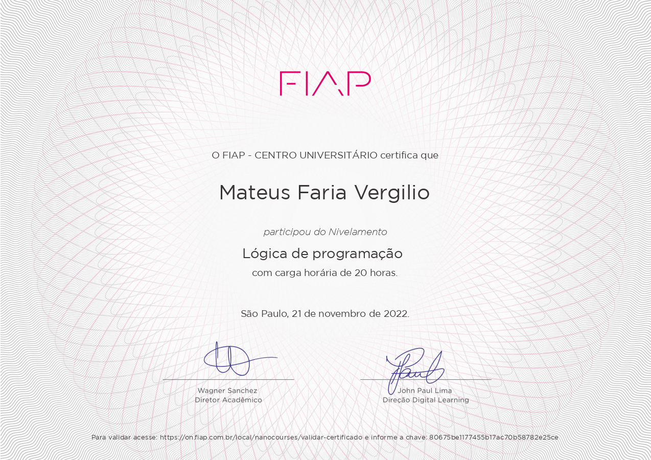 Mateus Vergilio - AWS Developer | Linux | RESTful | Python | Java (Spring) | SQL | GIS | LinkedIn