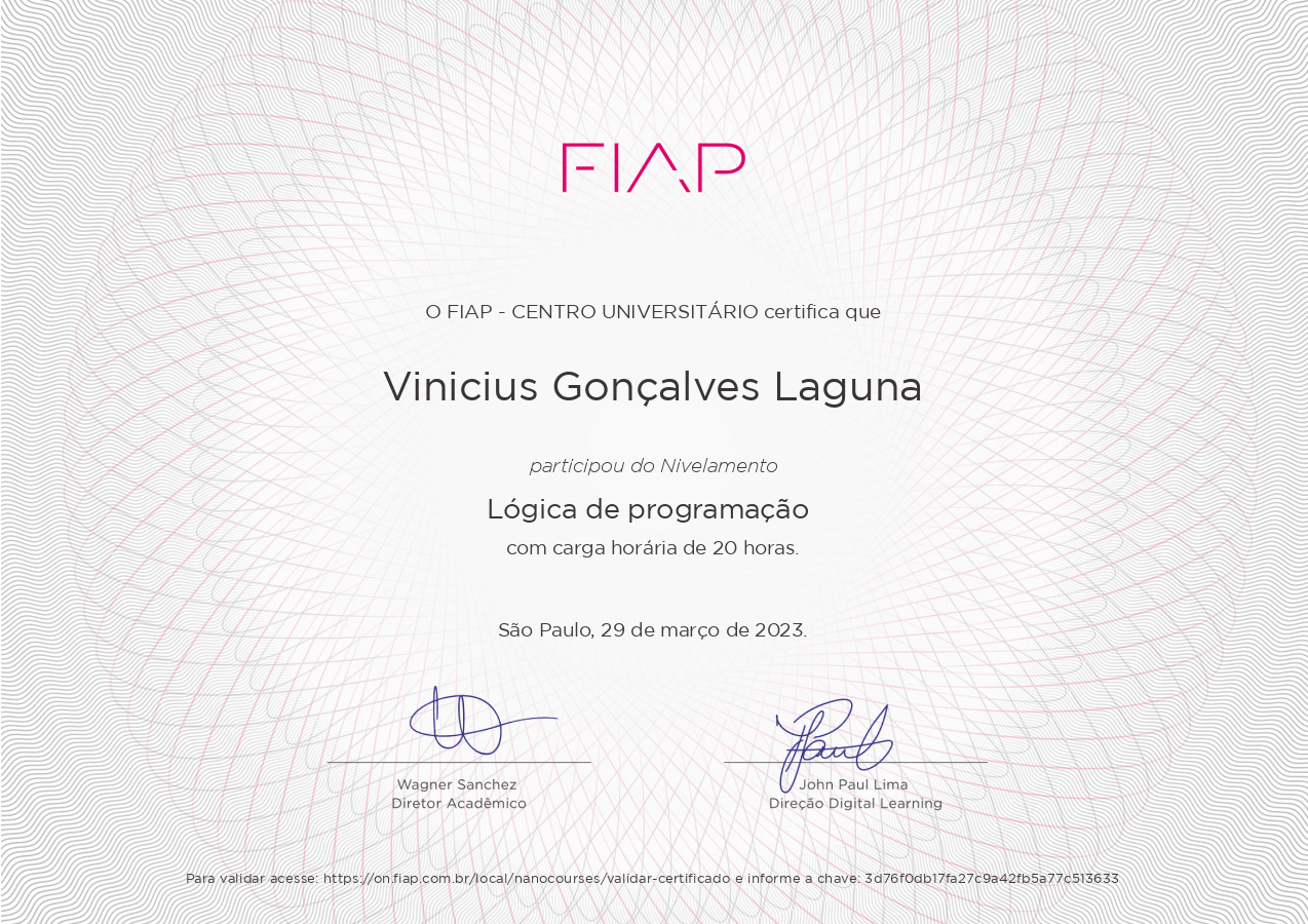 Vinicius Laguna - Desenvolvedor de Software | LinkedIn