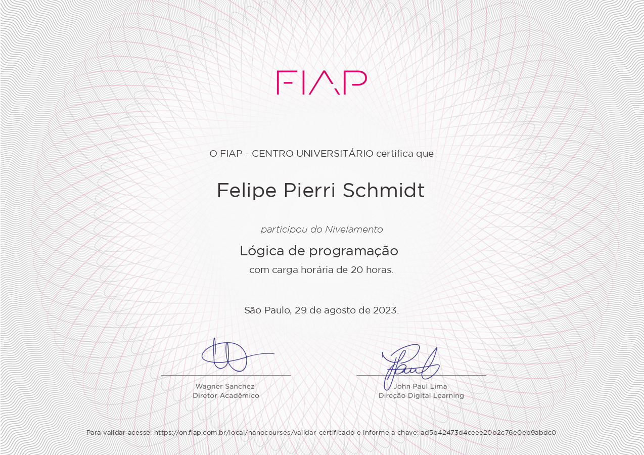 Felipe Pierri Schmidt - Frontend Development | Backend Development | Web Development | HTML 5 ...